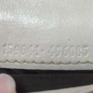 Gucci | Bags | Gucci Ivory Leather Gg Wallet With Gold Flip Lock | Poshmark